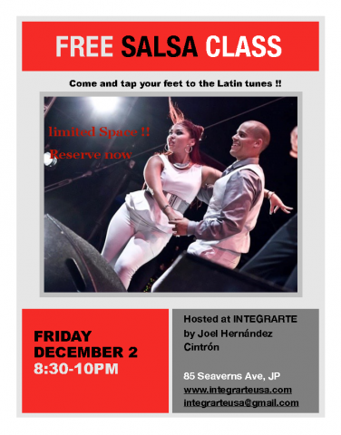 Free Salsa Class | Integrarte